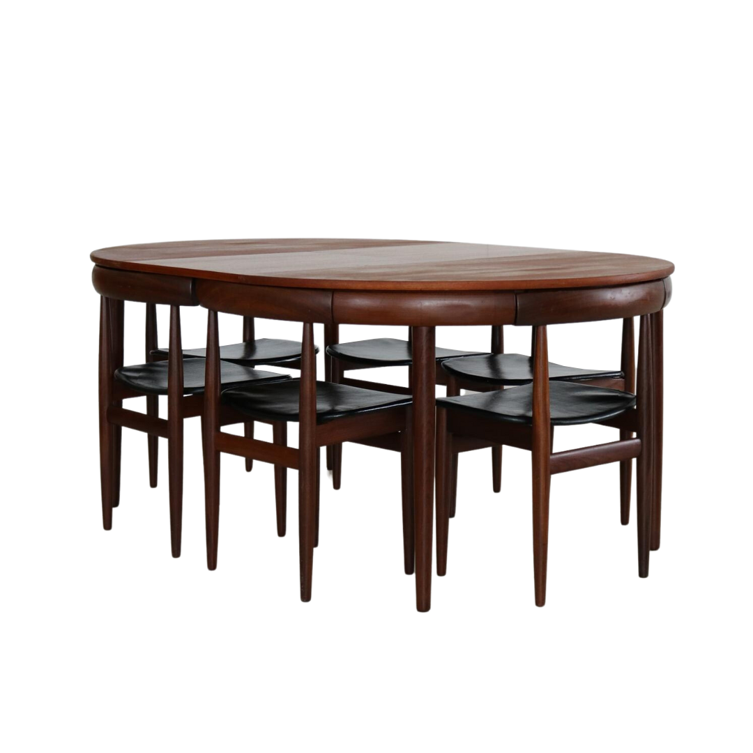 vintage dining room set | table | chairs | Frem Rojle | Danish design ...